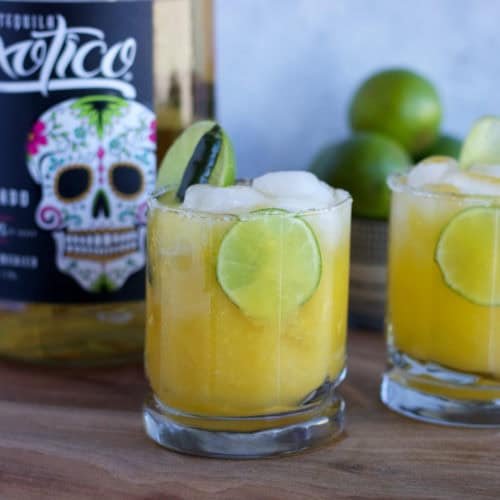 Mango Serrano Margaritas — A Life Delicious
