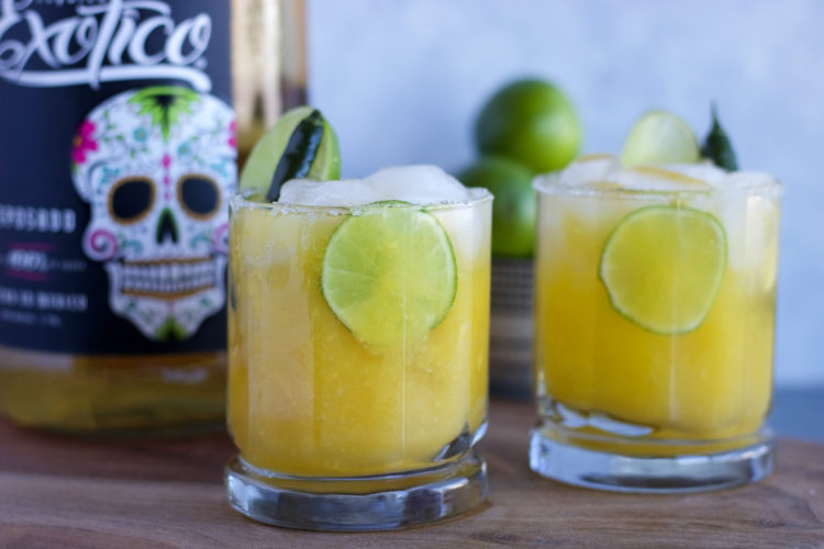 Mango Serrano Margaritas — A Life Delicious