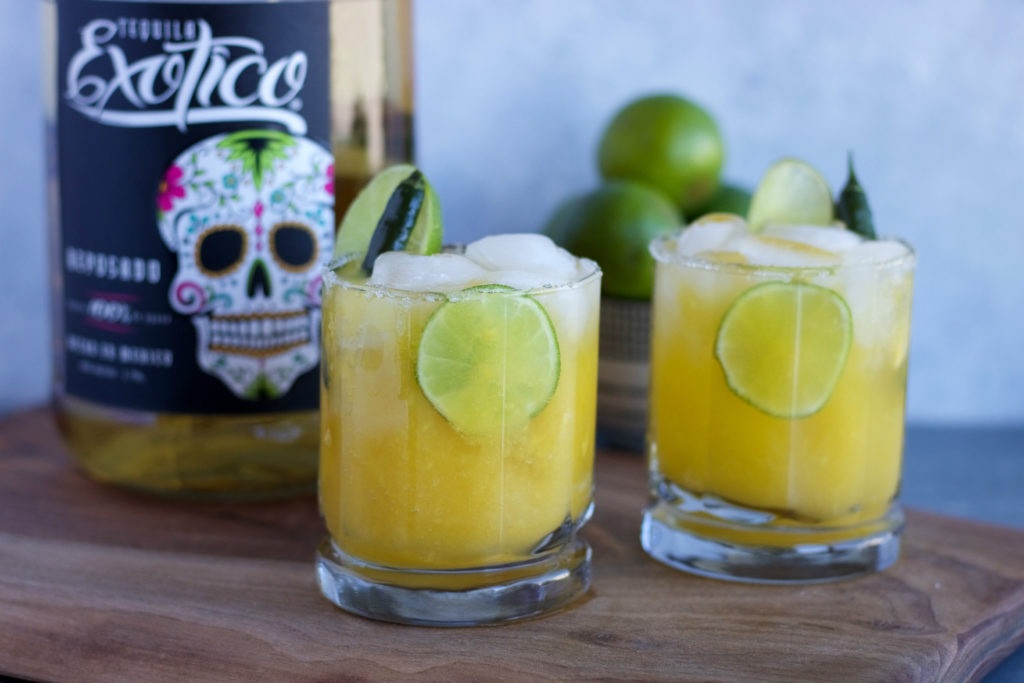 Mango Serrano Margaritas — A Life Delicious