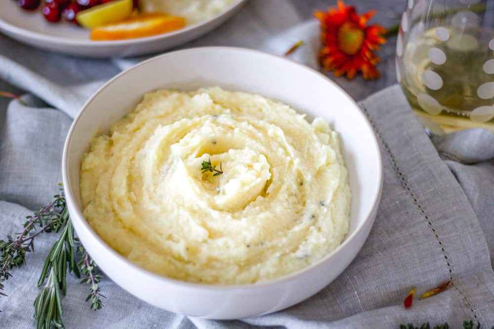 Parsnip Purée with Garlic and Herbs | A Life Delicious