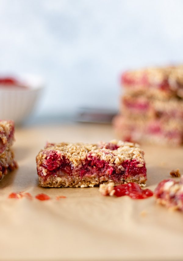 Summer Fruit Crumble Bars (Gluten-Free & Dairy-Free) - A Life Delicious