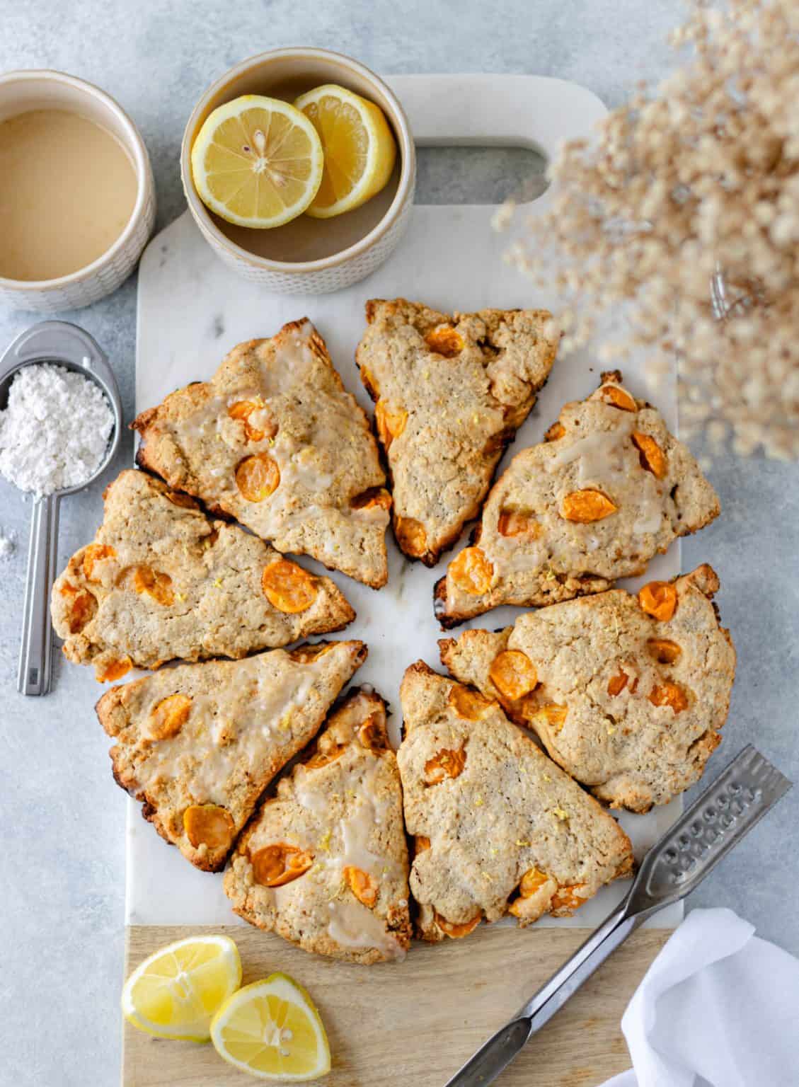 Cape Gooseberry Scones with Lemon - A Life Delicious
